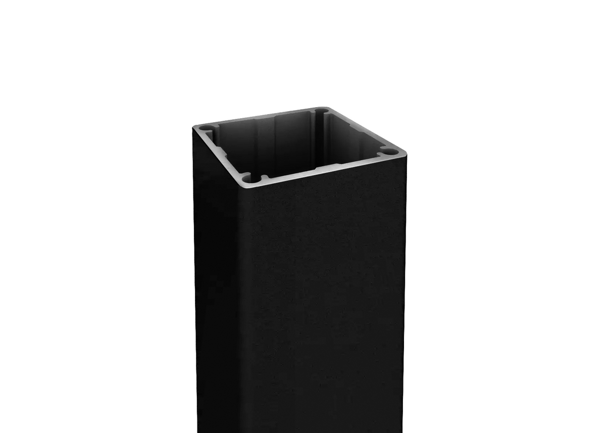 Aluminum Wall Post incl Caps (65x65x3mm) - 74.8” Length – Superior ...