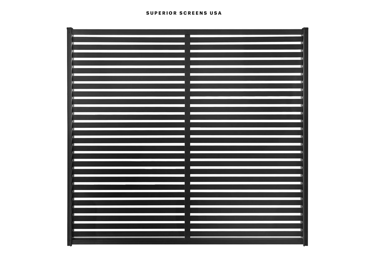 Clik'n'Fit® COLORBOND® Slat Fencing & Screens System - 2370Wx1800H ...